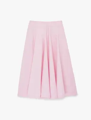 Koton Zdnu 81041892 A-line Pleated Cotton Midi Skirt