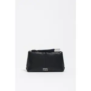 Bimba Y Lola Small Shiny Leather Coin Purse - Black