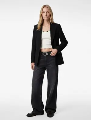 Koton Zdnu 81041892 Classic Tailored Long Sleeve Blazer