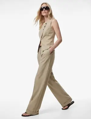 KOTON Sleeveless Button-down Vest