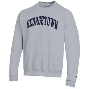 Champion Georgetown Hoyas Basic Arch Fleece Pullover Sweatshirt