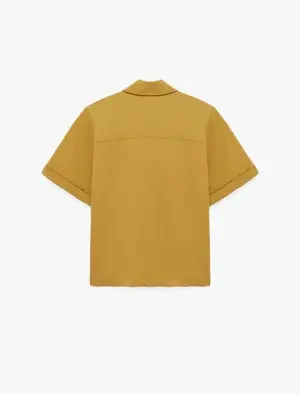 Koton Short Sleeve Viscose Shirt With Pockets
