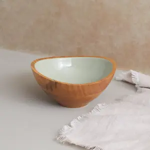 BE HOME Madras Bowl - Sage