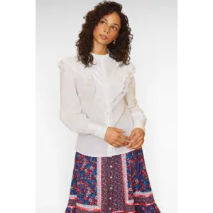 MODCLOTH Karina Edwardian Ruffle Blouse