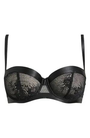 Simone Perele Louise Sheer Demi Bra Black