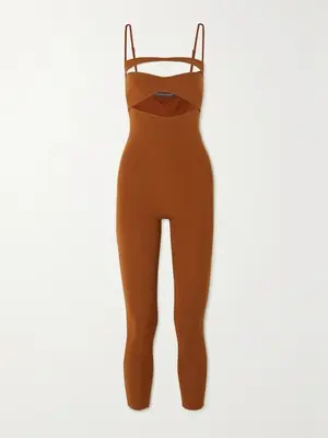 Zeynep Arçay Cutout Stretch-knit Jumpsuit