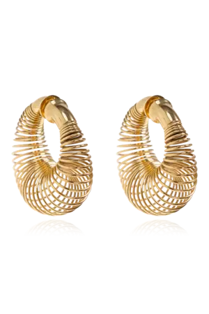 Alaïa Hoop Earrings - Gold