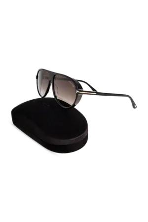 TOM FORD Marcus Aviator Sunglasses - Black