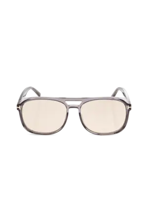 TOM FORD Rosco Rectangular Acetate Sunglasses
