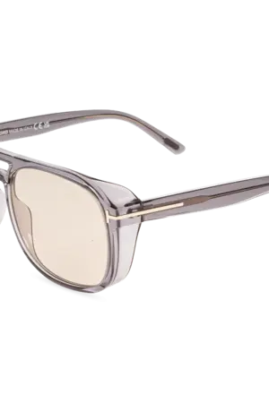 TOM FORD Rosco Rectangular Acetate Sunglasses