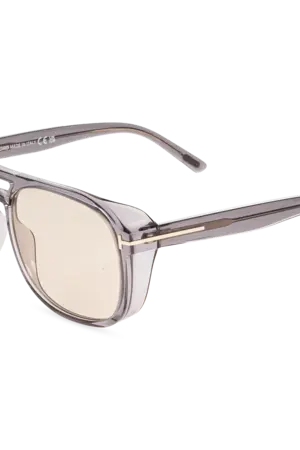 TOM FORD Rosco Rectangular Acetate Sunglasses