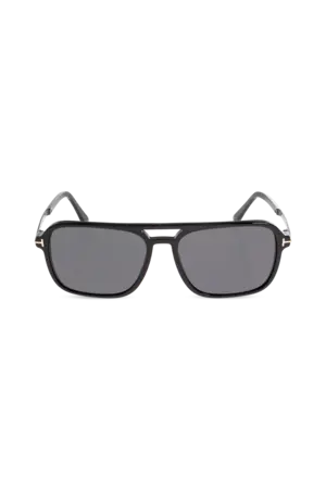 TOM FORD Tom Ford Crosby Rectangular Sunglasses Black