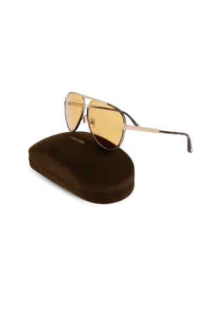 TOM FORD Aviator Sunglasses - Brown