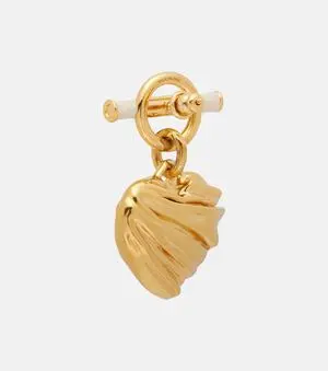 Chloé Heart Drop Earrings - Gold