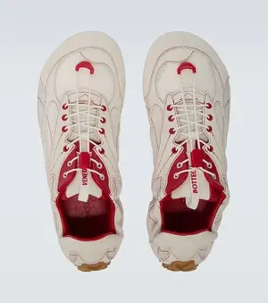 Bottega Veneta Orbit Flash Suede-trimmed Sneakers