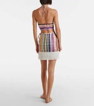 Missoni Zigzag Fringed Wrap Skirt