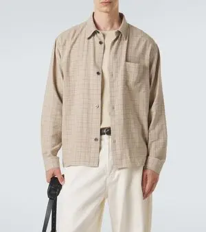 FRAME Plaid Shirt - Beige
