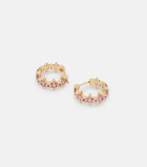 VIVIENNE WESTWOOD Warwick Hoop Earrings With Crystals