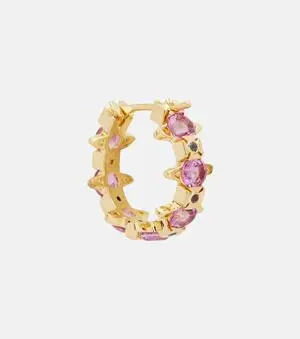 VIVIENNE WESTWOOD Warwick Hoop Earrings With Crystals