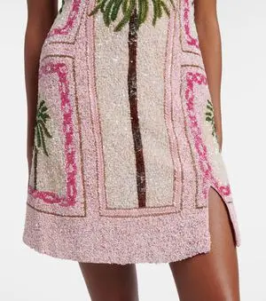 LA FUORI Embellished Minidress