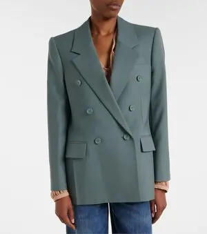 Chloé Double-breasted Wool Blazer