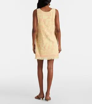 Zimmermann Solstice Towelling Cotton Terry Minidress