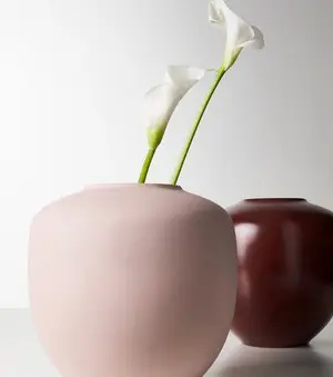 101 COPENHAGEN Sunao Medium Ceramic Vase - Pink
