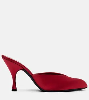HERBERT LEVINE Sitting Pretty Satin Mules