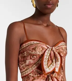 Zimmermann Aster Floral Silk Maxi Dress - Pink