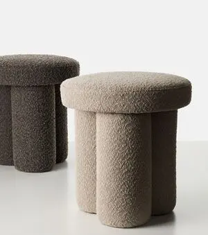 101 COPENHAGEN Big Foot Bouclé Stool