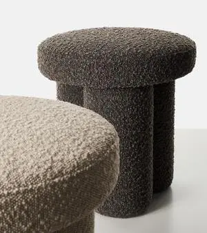 101 COPENHAGEN Big Foot Bouclé Stool