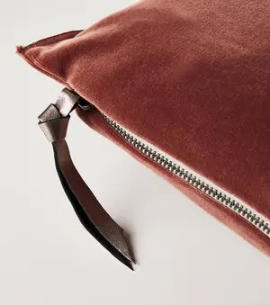 MAISON DE VACANCES Cotton Velour Cushion