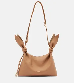 Loewe Scarf Mini Leather Shoulder Bag - Brown