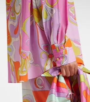Emilio Pucci Orchidee Cotton Shirt - Multicoloured