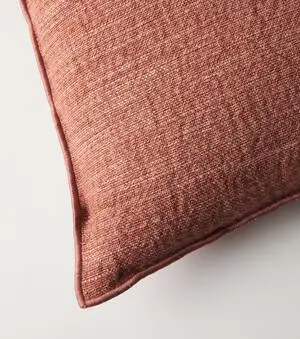 MAISON DE VACANCES Linen, Jute, And Cotton-blend Cushion