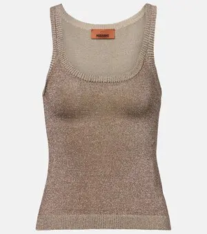 MISSONI Missoni Knitted Lamé Tank Top