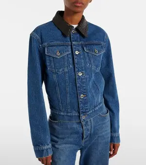 Bottega Veneta Intrecciato Denim Jacket