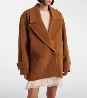 Chloé Double-breasted Virgin Wool Coat