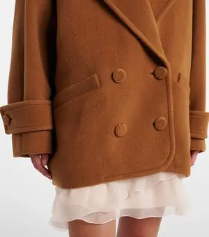 Chloé Double-breasted Virgin Wool Coat
