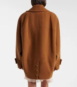 Chloé Double-breasted Virgin Wool Coat