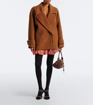 Chloé Double-breasted Virgin-wool Coat