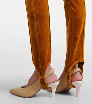 Chloé Velvet Stirrup Pants