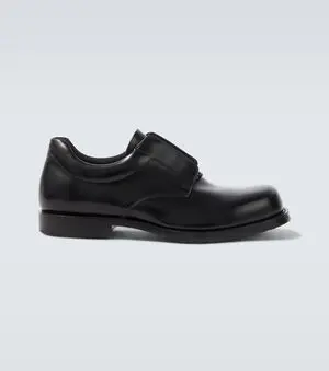 Balenciaga Brushed Leather Derby Shoes