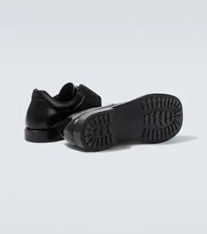 Balenciaga Brushed Leather Derby Shoes