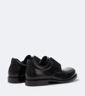 Balenciaga Brushed Leather Derby Shoes