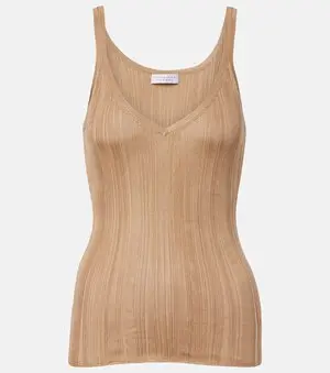 Gabriela Hearst Drevan Silk Tank Top - Beige