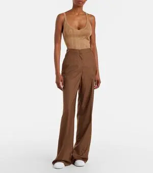 Gabriela Hearst Drevan Silk Tank Top - Beige