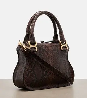 Chloé Marcie Small Top-handle Bag - Brown