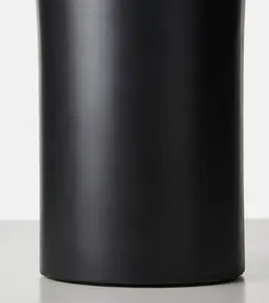 101 COPENHAGEN Trumpet Tall Travertine Side Table