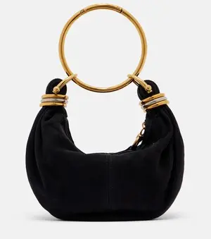 Chloé Small Suede Top Handle Bag - Black